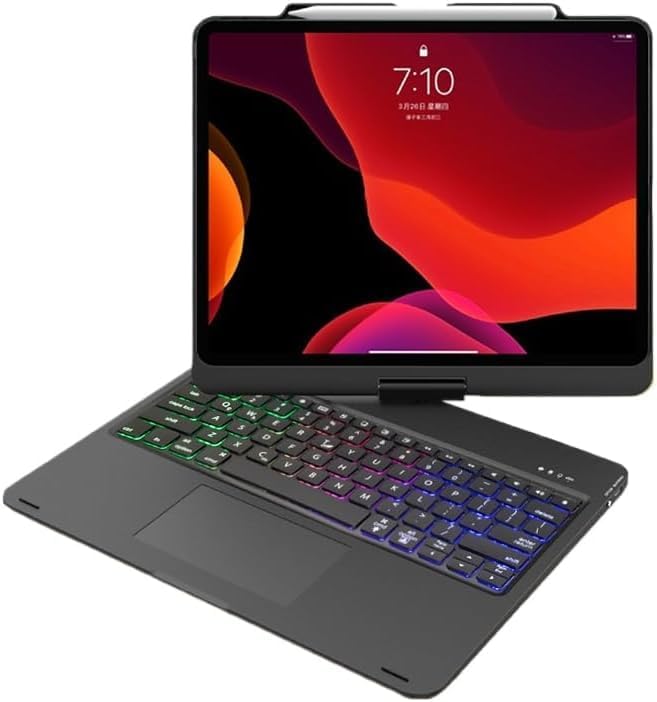 Generic Rotary Type Magic Smart Bluetooth Keyboard Case Compatible with ...