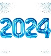 Amazon.com: KatchOn, Giant Blue 2024 Balloons Graduation Blue - 50 Inch ...