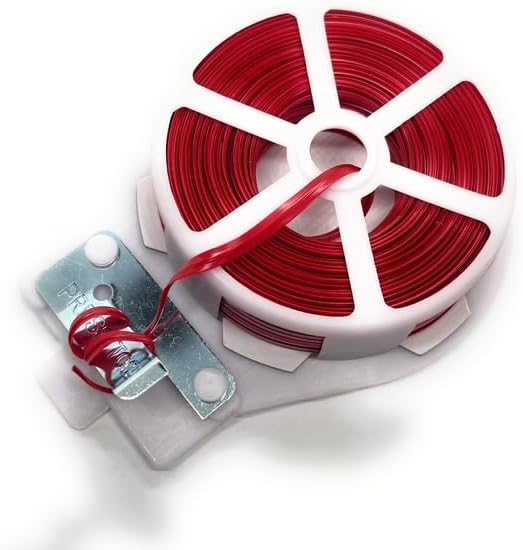 Amazon.com : Weststone 1pcs 65ft (20m) Red Plastic Twist Tie Roll with ...