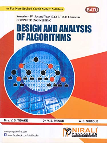 Design and Analysis of Algorithms DBATU : Amazon.in: Books