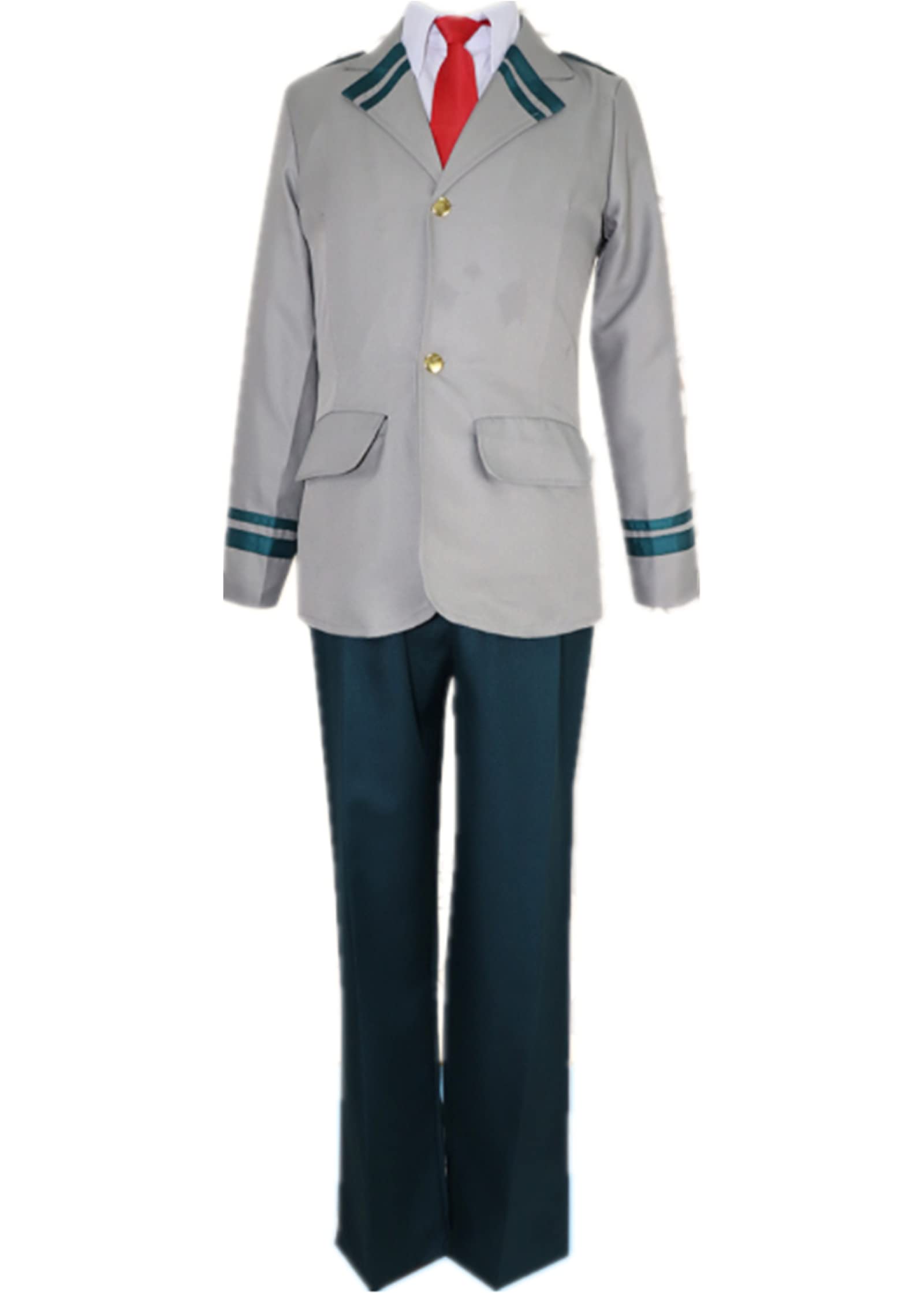 Buy My Hero Academia deku Cosplay Costume Anime JK School Uniform Suits ...