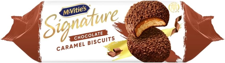 McVitie's Signature Chocolate Caramel Biscuits, 162 g (Pack of 1 ...