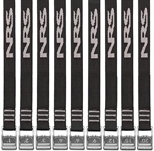 Snapklik.com : NRS 1 Heavy Duty Tie Down Strap 2 Pack - Stealth Black ...