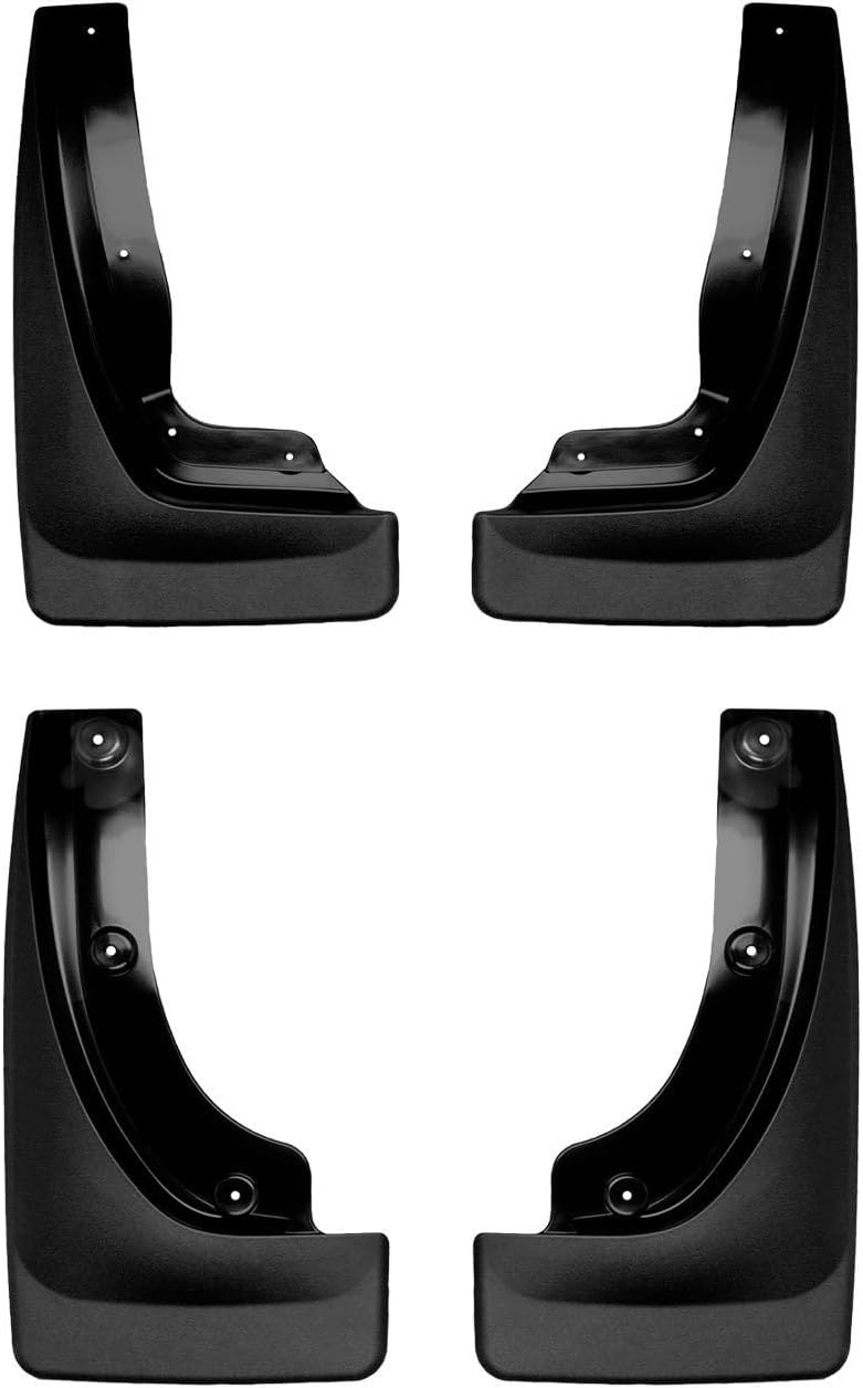 Amazon.com: 2021-2022 Jeep Grand Cherokee L Front & Rear Molded Splash ...