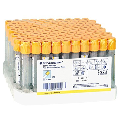 Buy BD Vacutainer® SST™ Advance Tubes 100 x 16 mm x 8.5 ml Pack of 100 ...