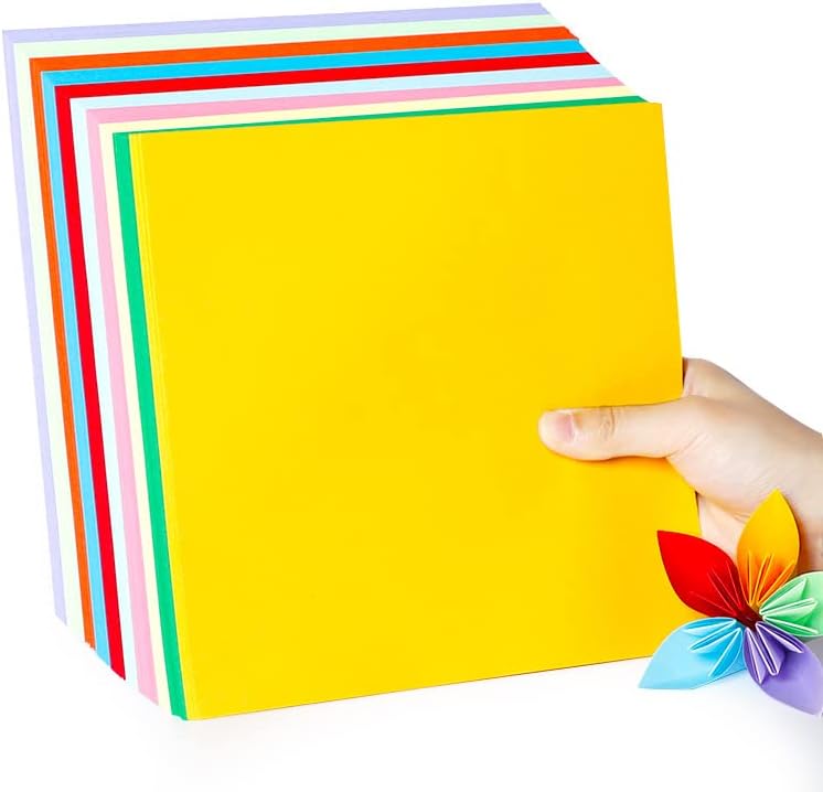 Amazon.com : Rainbow Love 10 Colors Origami Paper Double Sided Color ...