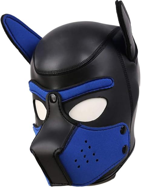 AmaMary88 Sexy Cosplay Puppy Mask, Sexy Cosplay Role Play Dog Full Head ...