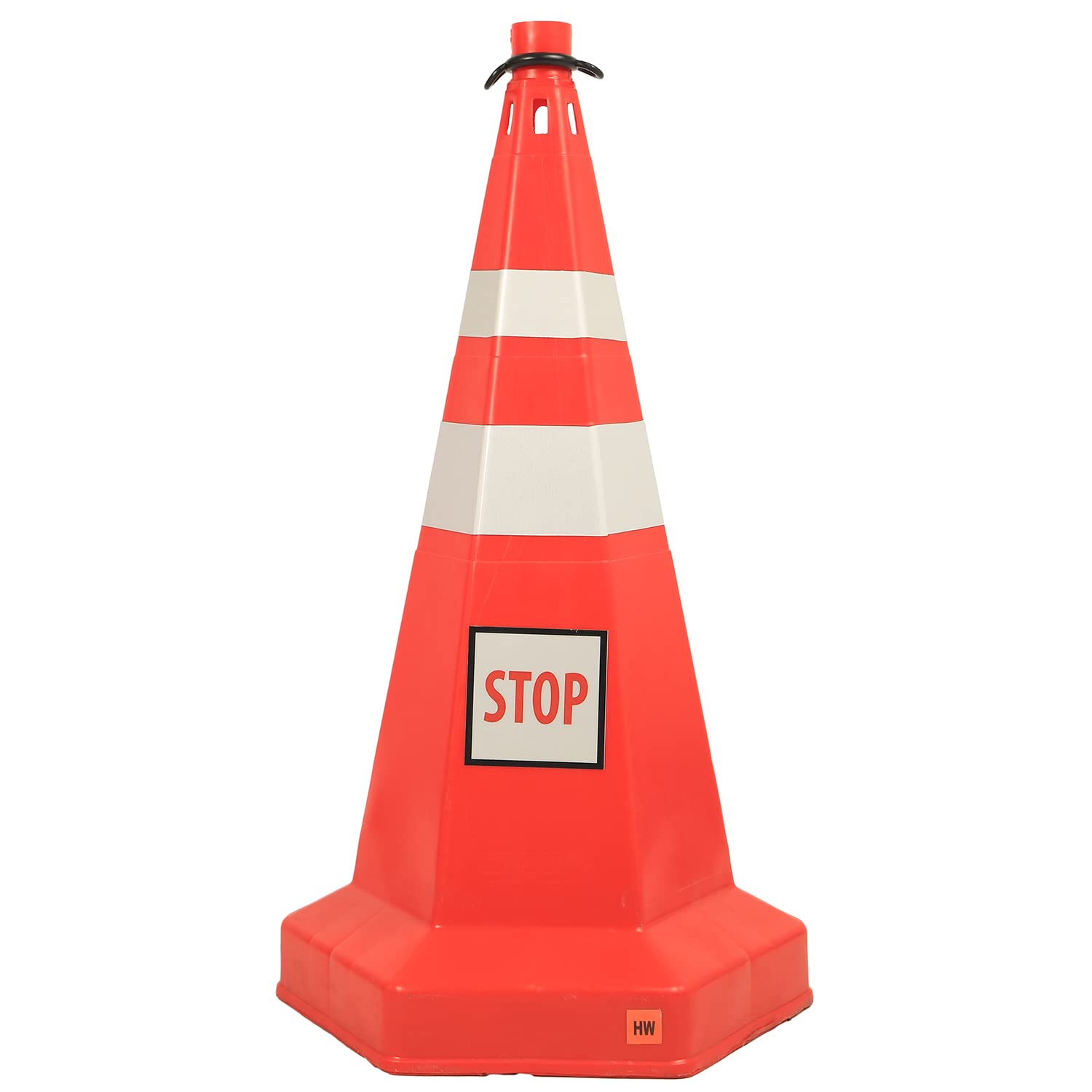 LADWA Nilkamal Road Traffic Safety Cone with Stop Sign (Safety Cone ...