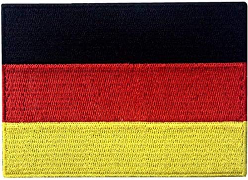 Amazon.com: PatchClub German Flag Patch Embroidered, 3.5 x 2.5 in ...