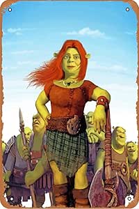Amazon.com : Warrior Fiona Vintage Metal Tin Signs Kitchen Wall Art ...