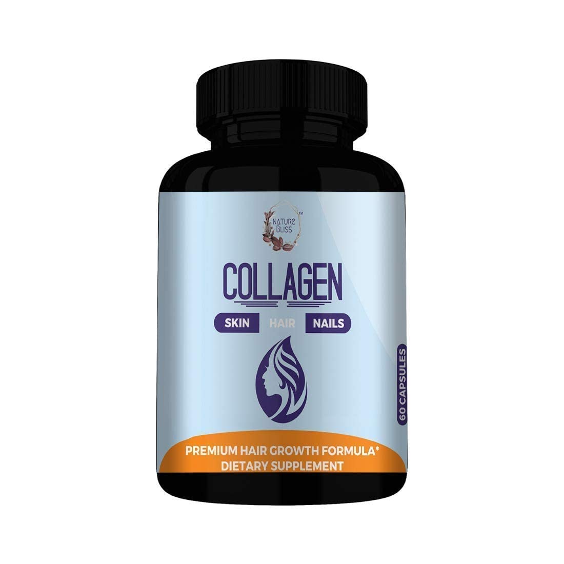 NATURE BLISS Plant Based Collagen Capsules Supports Skin, Hair & Nails ...