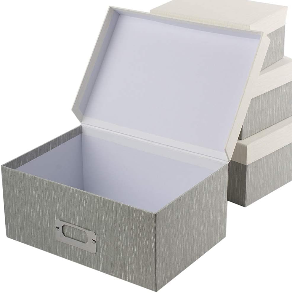 Amazon.com: Park Forms USA ABC Check Storage Box w/ 12 Dividers, 12" x ...