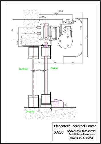 Buy Olideauto Automatic Sliding Door Actuator, Automatic Door Mechanism ...