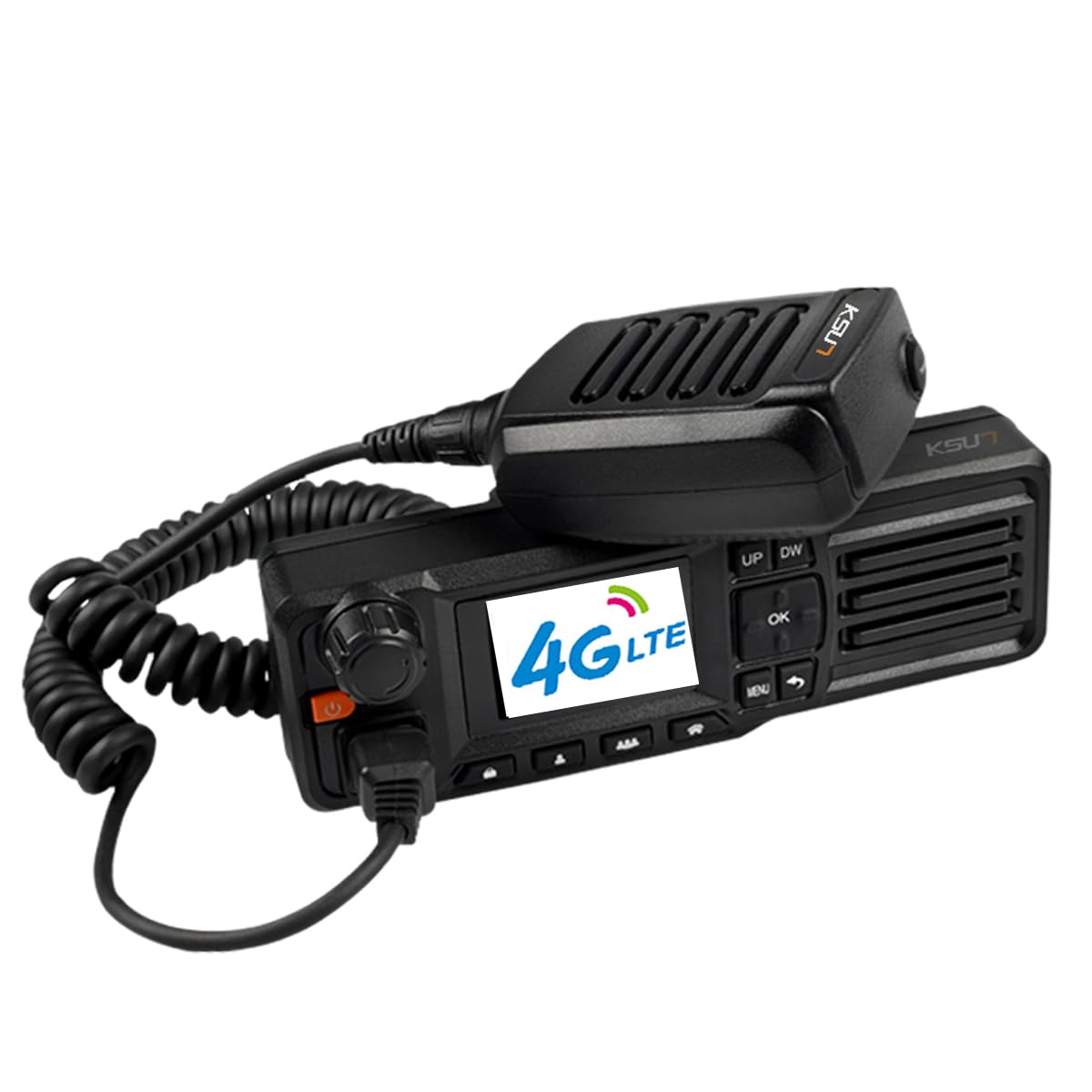 Amazon.com: KSUN 4G Car Network Radio with Hand Microphone PTT Button ...