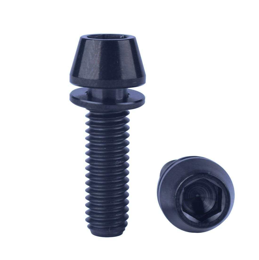 M6x15 20 25 30 35mm Screws M6 Titanium Taper Head Bolts - Drilled For ...