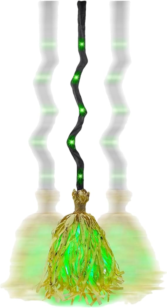 Amazon.com: Dancing Witch Broom, Floating Witch Broom Halloween ...