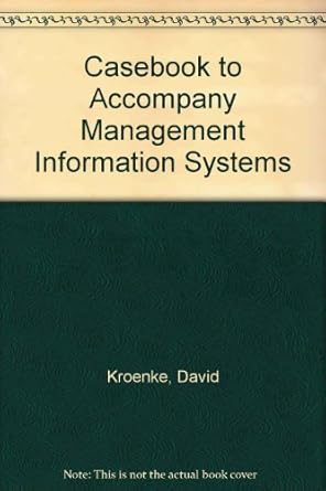 Management Information Systems: Kroenke, David M.: 9780070358232 ...