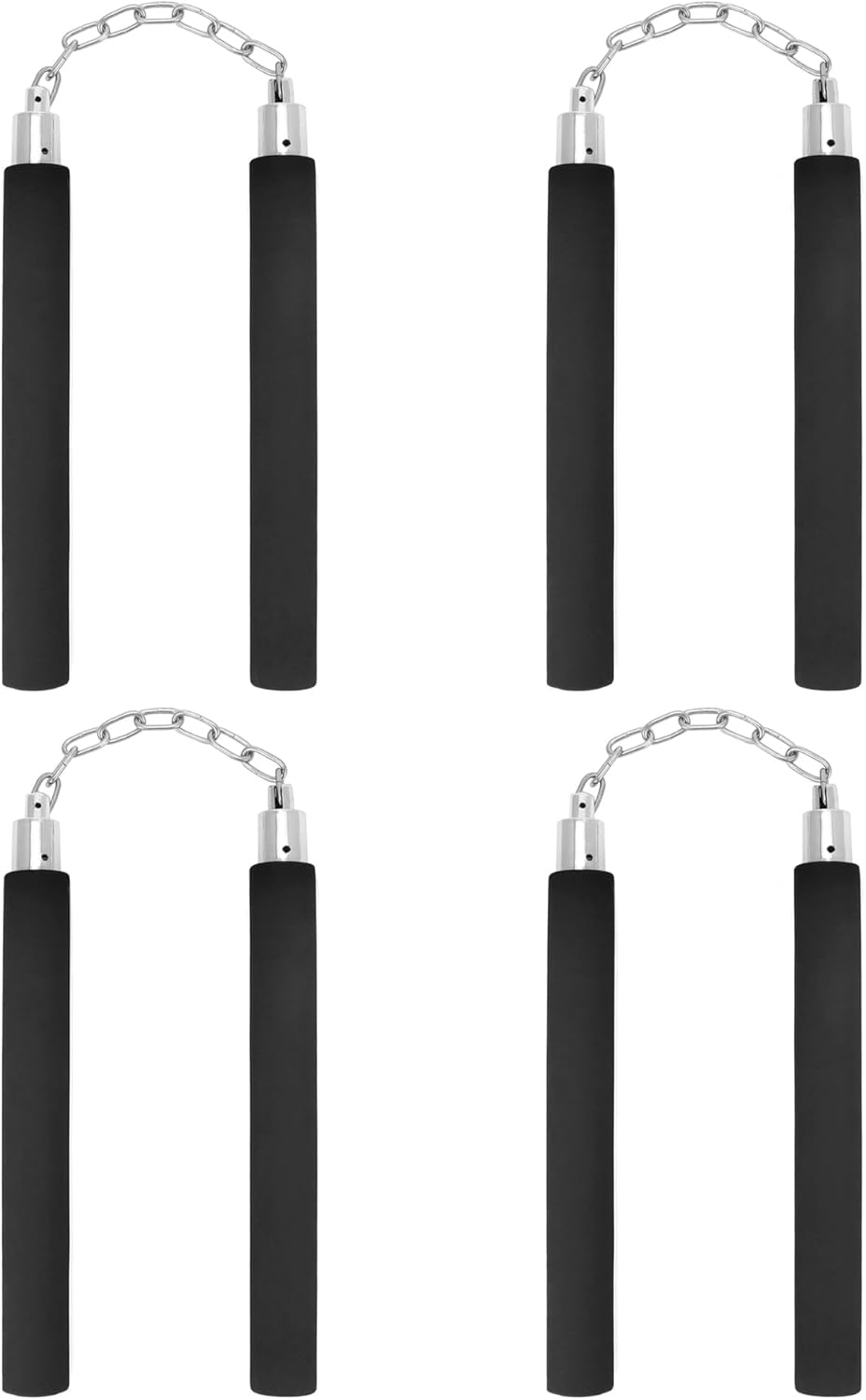 Amazon.com : QWORK Safe Foam Rubber Training Nunchucks, 11×6.69 Inch ...