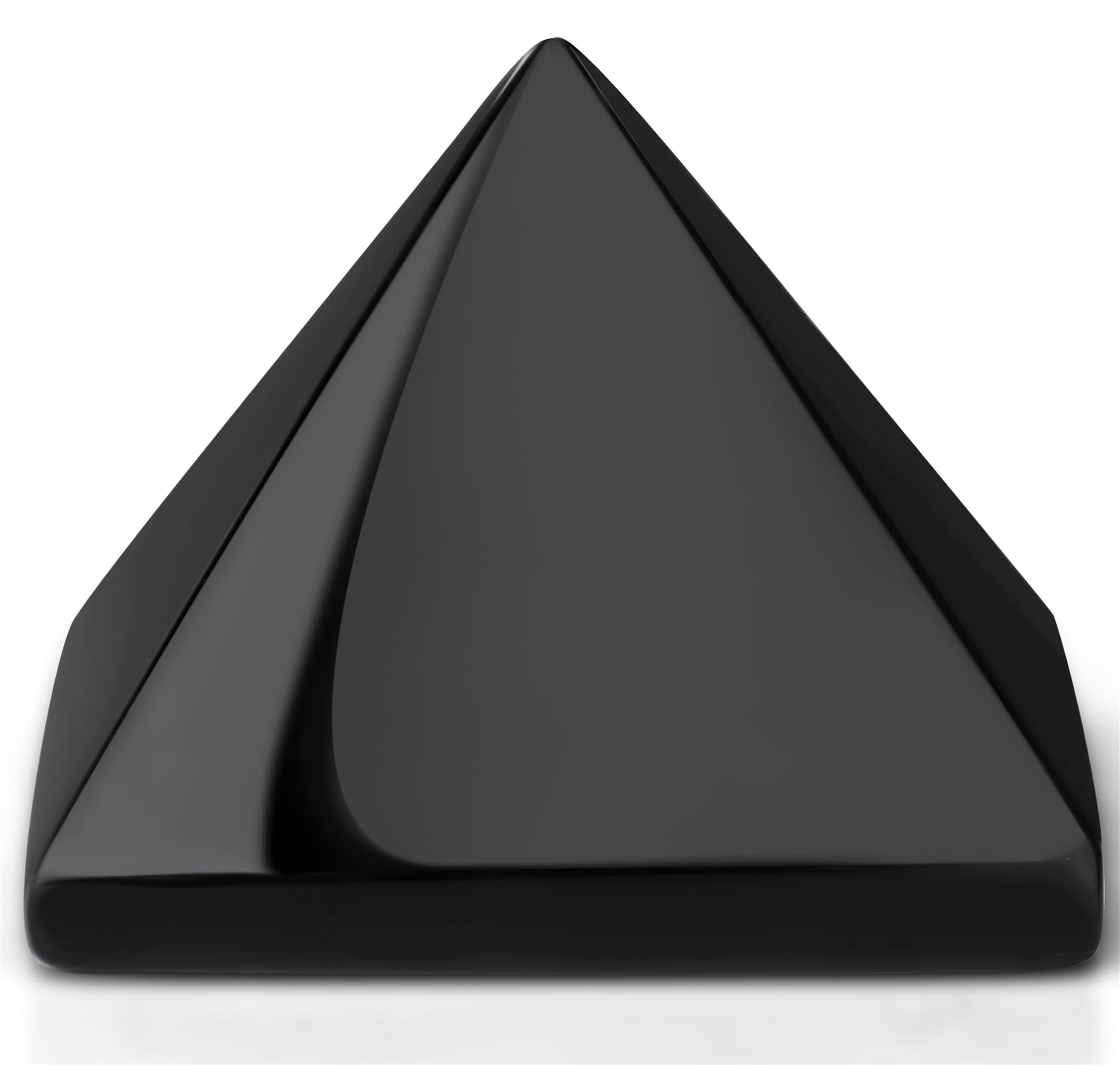 Amazon.com: YATOJUZI 2" Black Obsidian Crystal Pyramid Natural Crystals ...