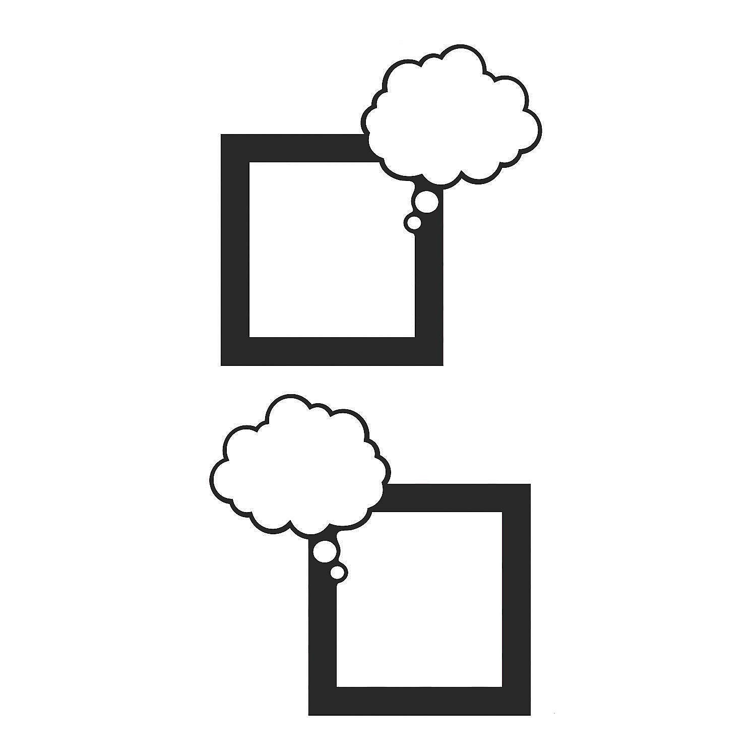 Amazon.com: Fun Express Frame and Thought Bubble Bb Cutouts - 48 Pieces ...