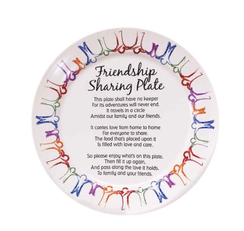 Friendship Sharing Plate : Amazon.in