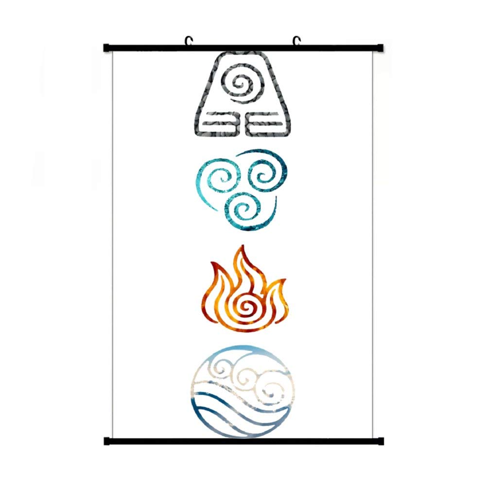 Avatar The Last Airbender Tattoo Element Symbols By ATLA Elements Set