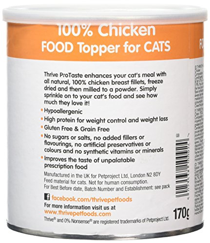 thrive ProTaste Chicken Food Topper for Cats