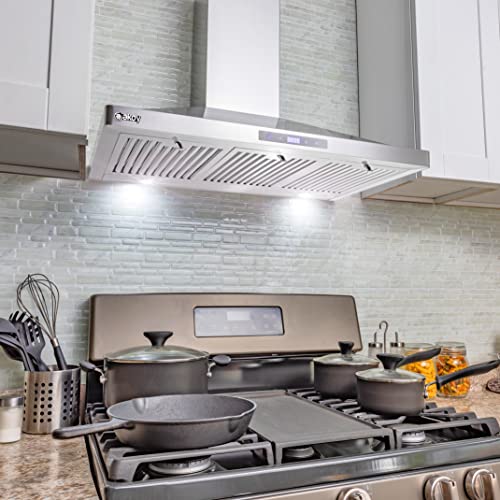 AKDY RH0420CFL Range Hood, 36 in, Stainless Steel at Stoves Direct
