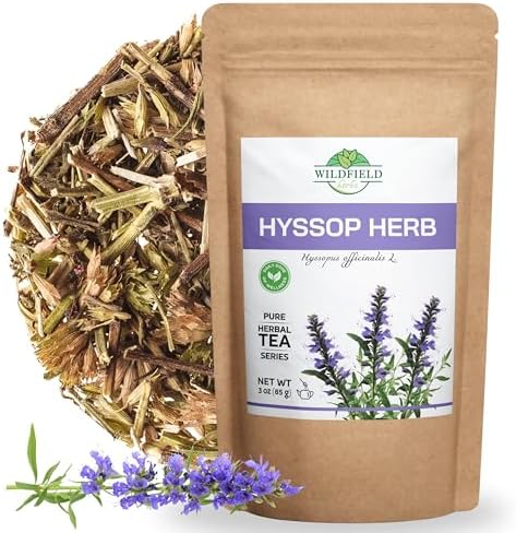 Amazon.com : 3 oz. Hyssop Dried Herb Hyssop Tea Herbal (Hyssópus ...