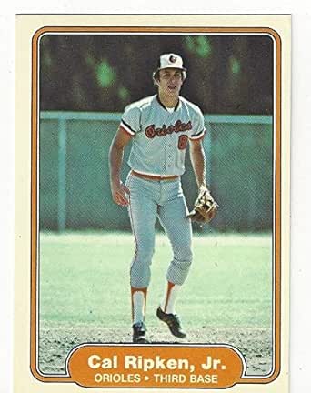 Amazon.com: Cal Ripken Rookie Card - 1982 Fleer Baseball Card #176 ...