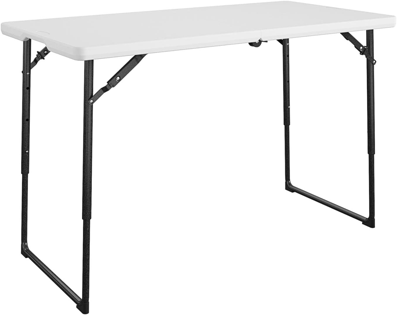 Amazon.com: COSCO 4 ft. Centerfold Blow Mold Utility Table, Adjustable ...