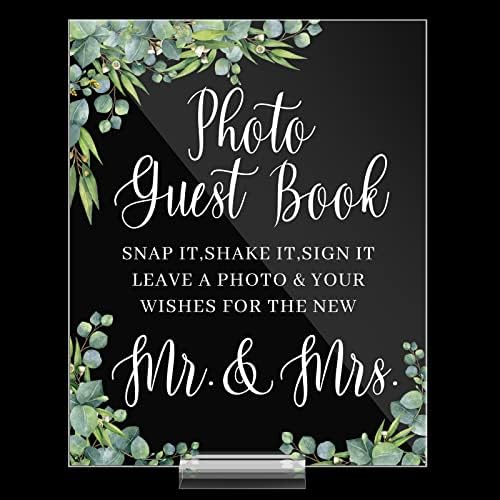 Amazon.com: KOSKIMER 2pcs Acrylic Wedding Signs for Ceremony and ...