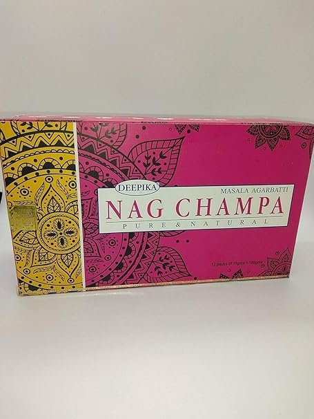 Deepika Nag Champa Agarbatti Incense Sticks Natural Fragrance : Amazon ...