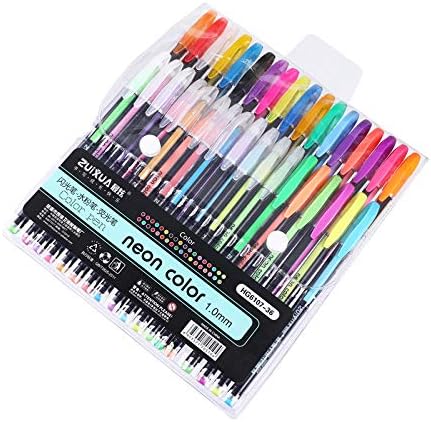 Amazon.com : SEIWEI 36-Color Gel Pens Fine Tip Art Markers Set Colored ...