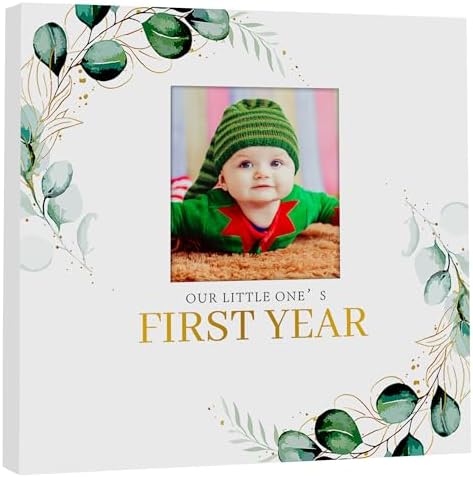 Amazon.com: Baby First Year Memory Book in a Gift Box, Baby Books for ...