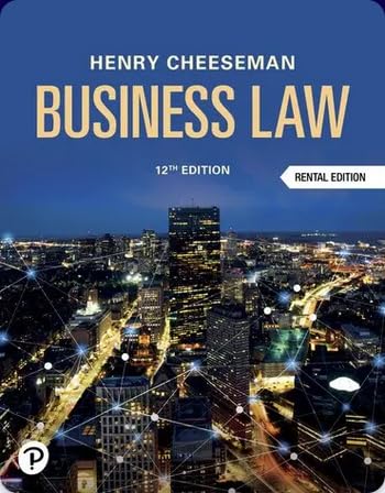 Business Law (RENTAL EDITION): Henry R. Cheeseman: 9780138033668 ...