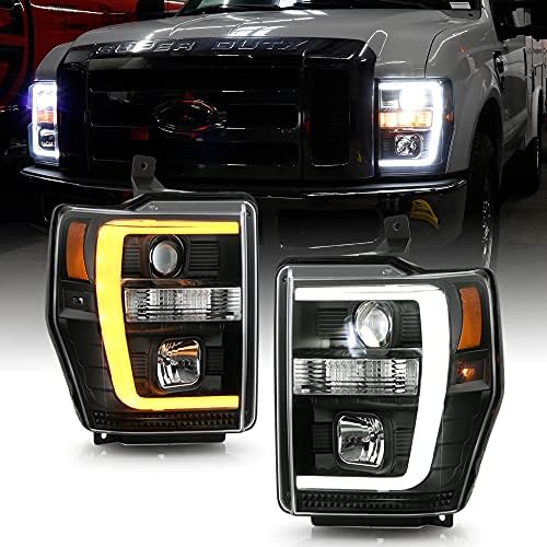 Amazon.com: HECASA Projector Headlights Compatible with 2008-2010 Ford ...