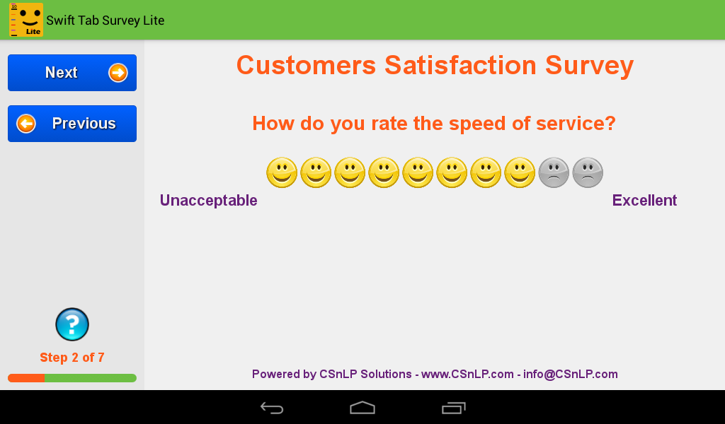 Swift Tab Survey Lite:Amazon.com:Appstore for Android