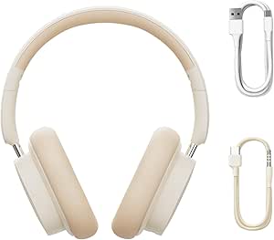 Fone de Ouvido Sem Fio Bluetooth Baseus Bowie D05-70 Horas (CREME) : Amazon.com.br: Instrumentos ...