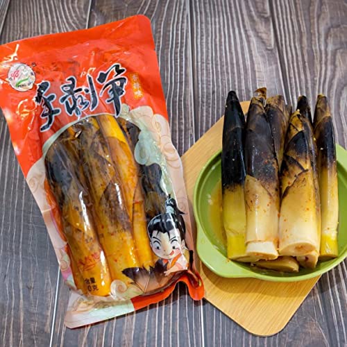 Amazon.com : Hand peeled bamboo shoots 500g/ bag,spicy crispy bamboo ...