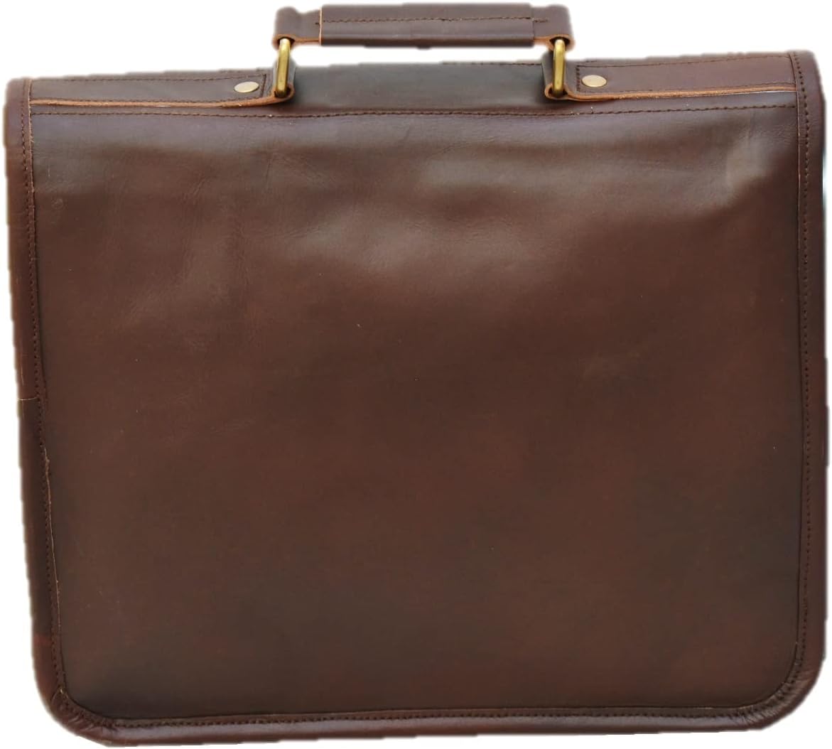 Buy Urban dezire Men's Genuine Leather Small Briefcase Messenger ...