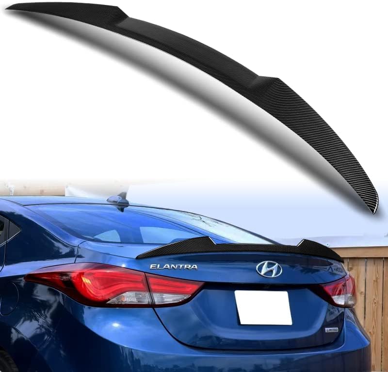 Amazon.com: HYPERSPEED W-Power Trunk Spoiler Wing Lid Rear Tail Lip kit ...