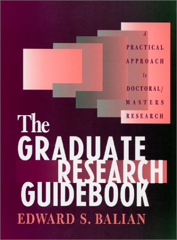 Buy The Graduate Research Guidebook: A Practical Approach to Doctoral ...