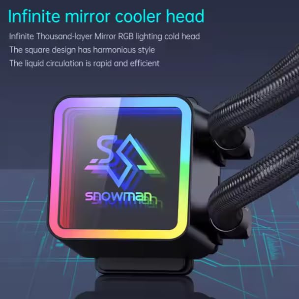 Snowman Aio Liquid CPU Cooler 360mm ARGB Instruction Manual