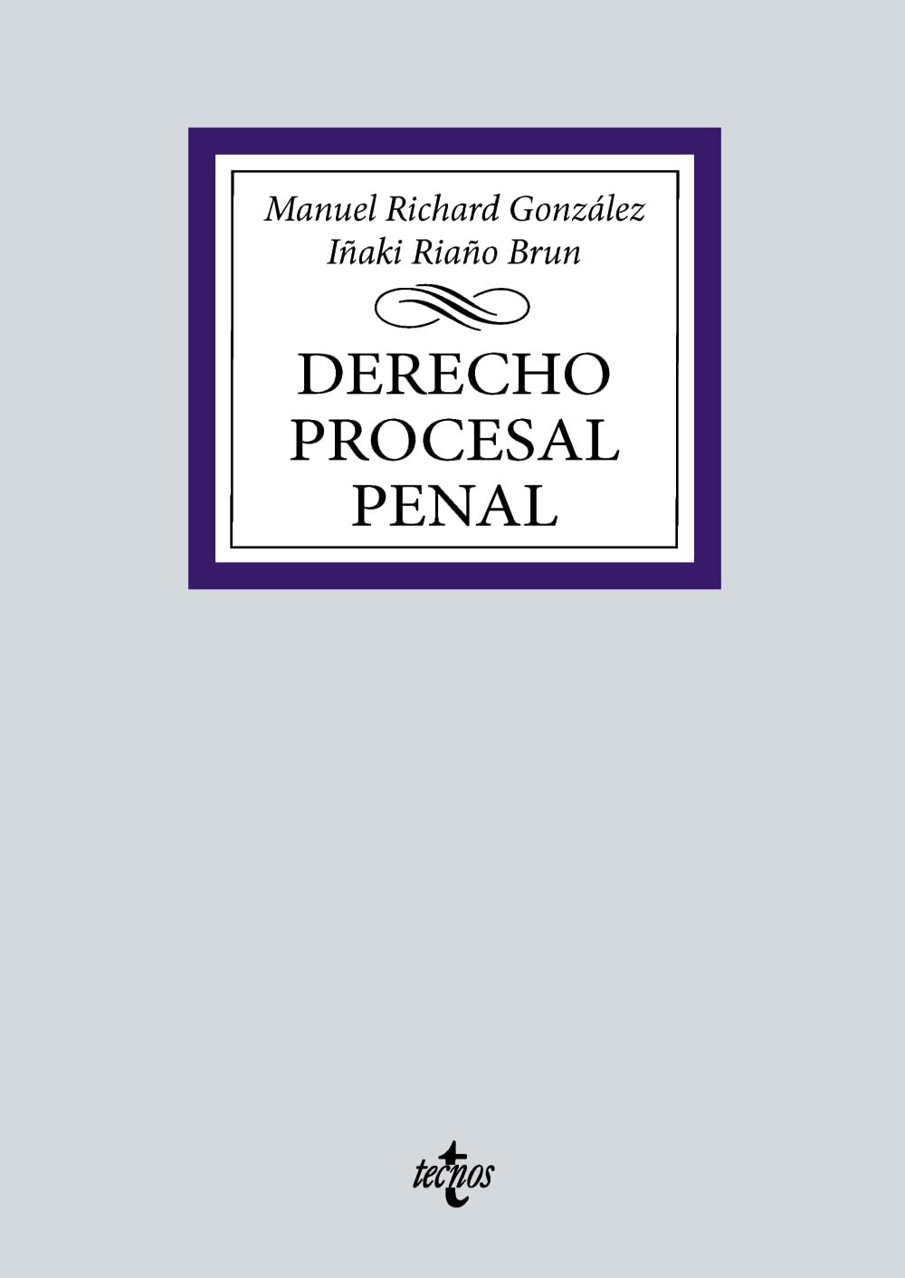 Derecho procesal penal: Richard González, Manuel, Riaño Brun, Iñaki ...