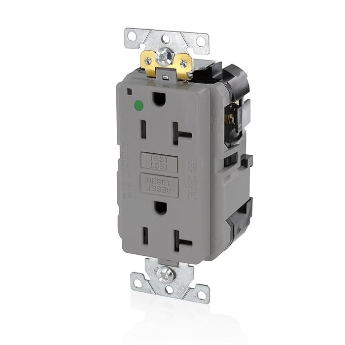 Buy Leviton MGFN2-HGG Lev-Lok Modular Wiring Device 20A-125V Extra ...