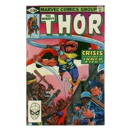 Amazon.com: Thor #311 "The Shooting of a Young Man Sets Off a Race Riot ...