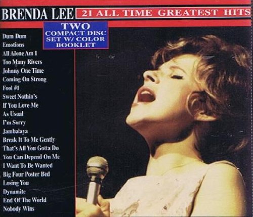 Amazon.com: Brenda Lee 21 All Time Greatest Hits Two CD Set W/Color ...