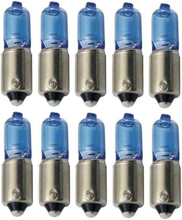 10x Stück SUPER WHITE H10W BA9s 12V 10Watt Glühbirnen Halogen Lampen ...