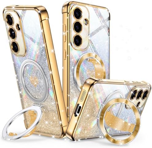 Amazon.com: Silverback for Samsung Galaxy S25 Case with Soft Silicone Grip and O-Ring Stand ...